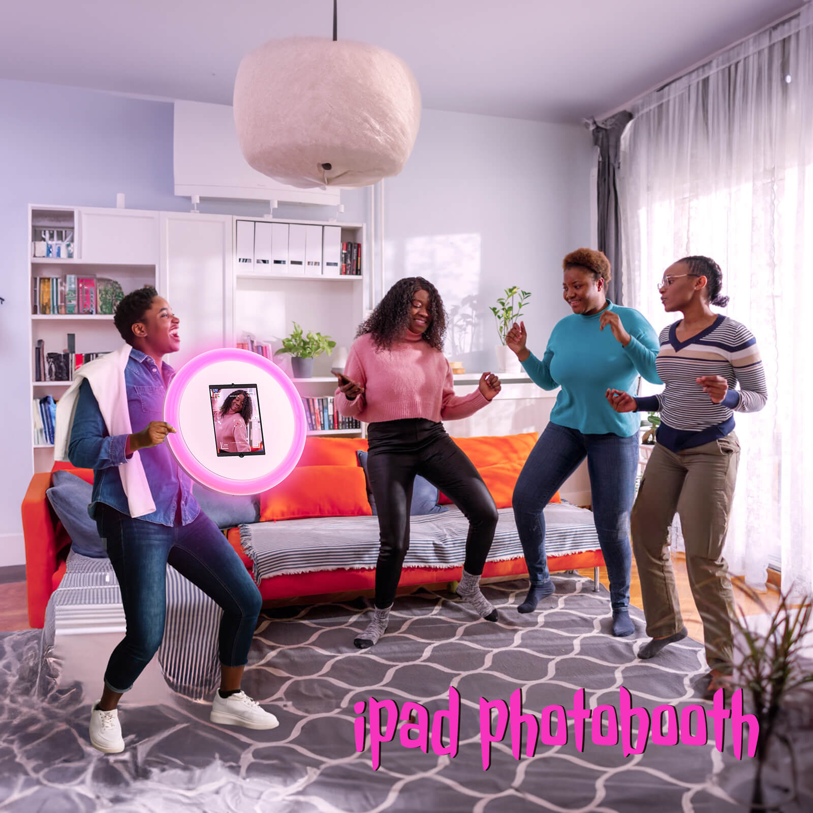 ChackTok Portable iPad Photo Booth – Fits 10.9" & 10.2" iPad